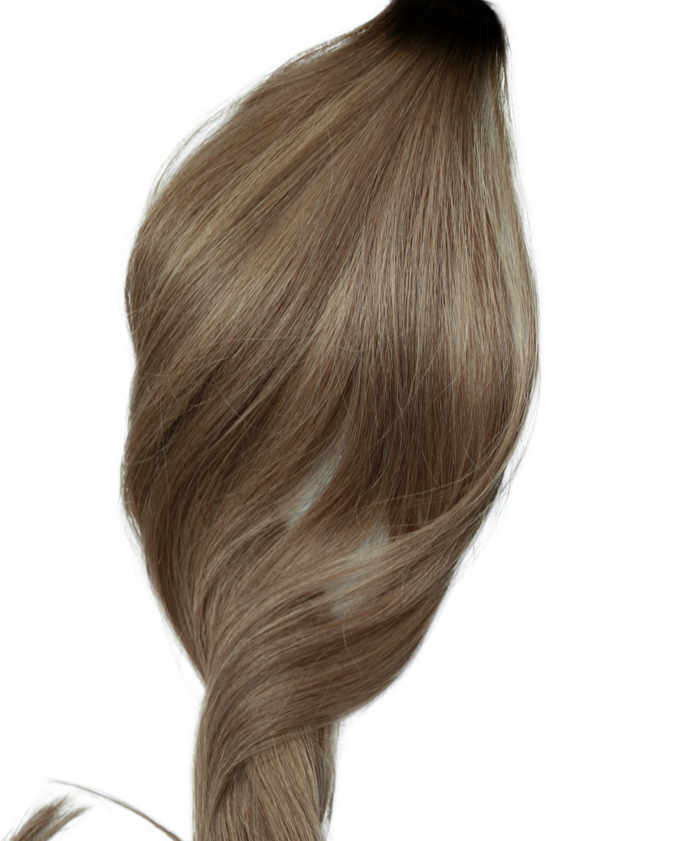Brookey ( root smudge ) - Invisi Tape Hair – Baciami® Hair Extensions